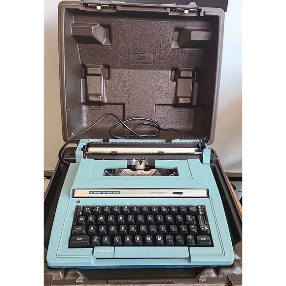 Smith Corona | Other | Smithcorona Super Sterling 3lrj Blue Electric ...